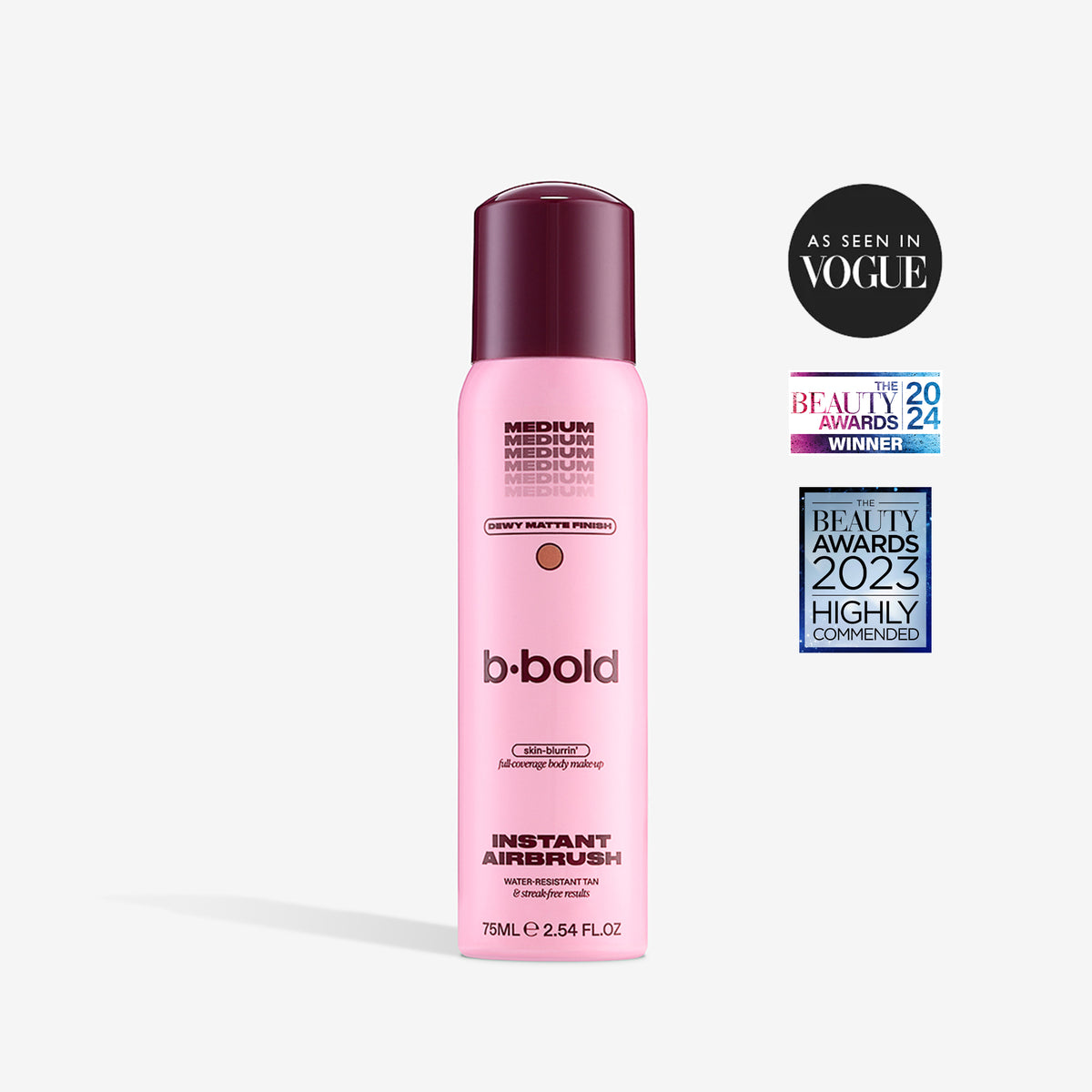 INSTANT AIRBRUSH BODY MAKE-UP 75ML | instant tan body makeup – b·bold